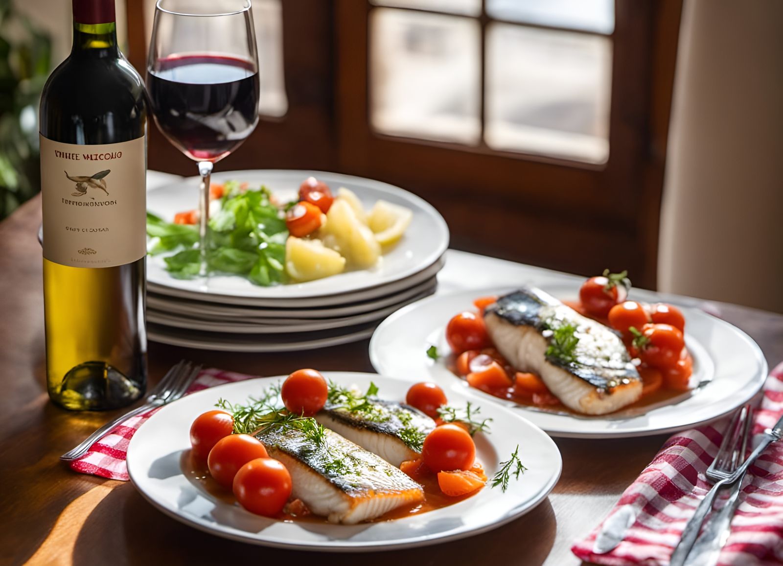 Italian Lunch: Secondo - AI Generated Artwork - NightCafe Creator