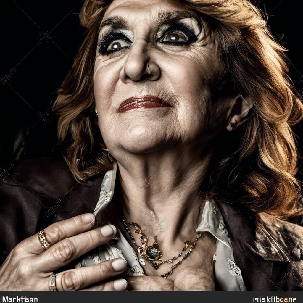 Franca Leosini witch - AI Generated Artwork - NightCafe Creator