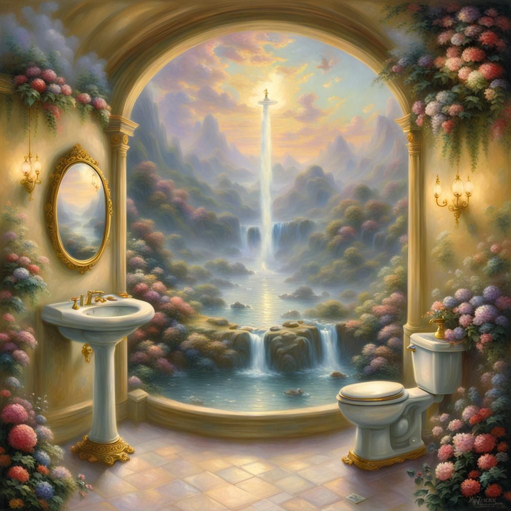 Toilet - AI Generated Artwork - NightCafe Creator