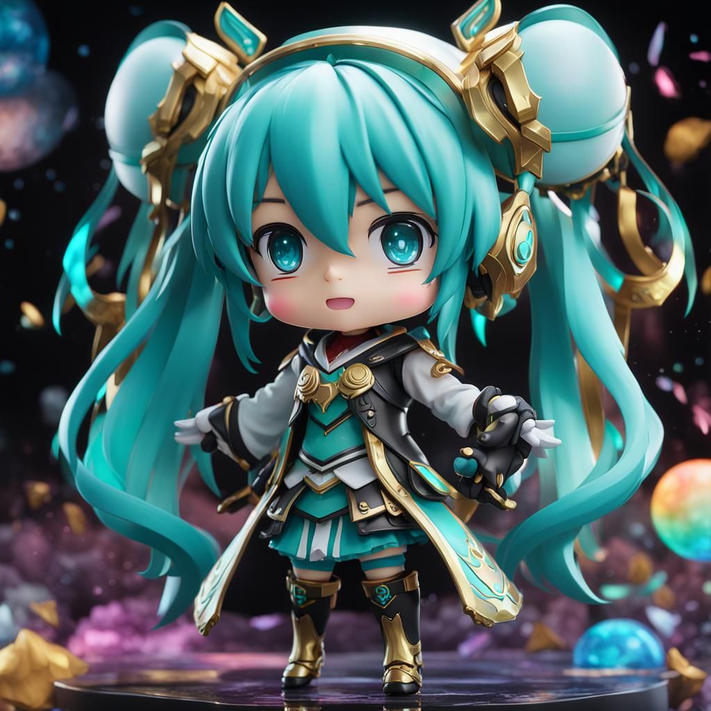 Nendoroid Hatsune Miku special holographic limited anneversery edition pre-order figure showcase ...
