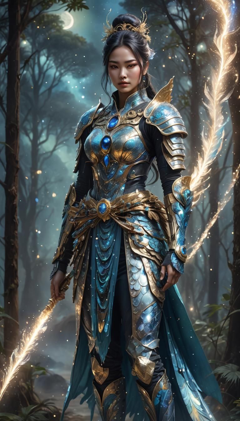 Mystic Blade Mage - AI Generated Artwork - NightCafe Creator