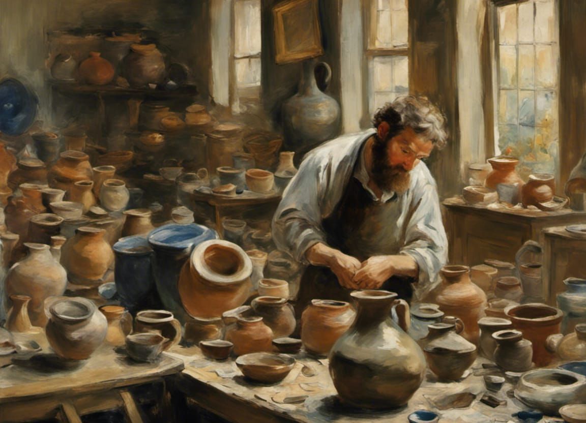 Messy workshop - AI Generated Artwork - NightCafe Creator