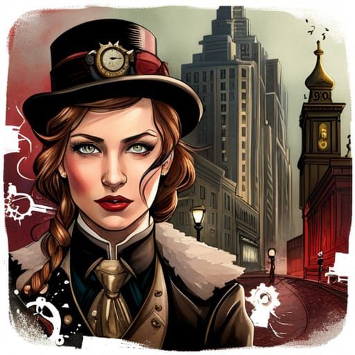Steampunk detective - AI Generated Artwork - NightCafe Creator