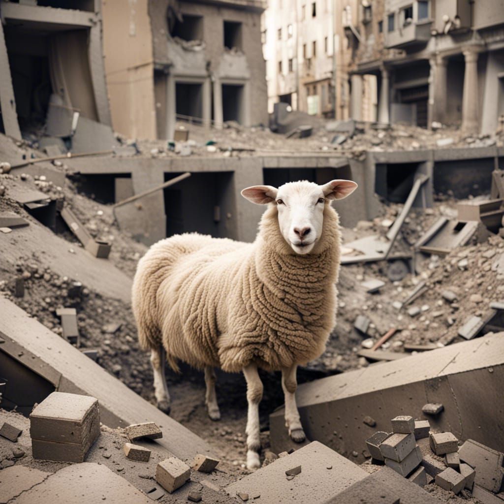 WAR SHEEP: episode 2 - AI Generated Artwork - NightCafe Creator