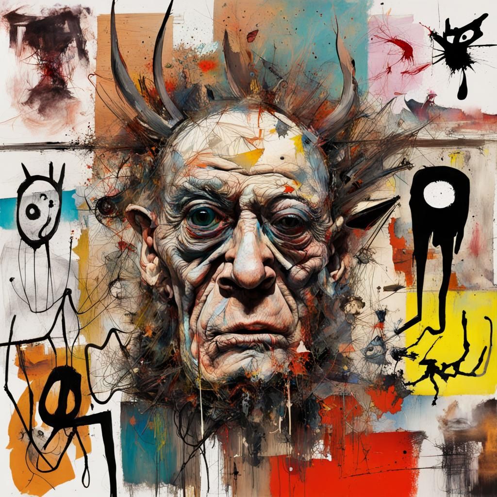 goop on a glizzy goblin abstract chaos chaotic spastic unorganized ...