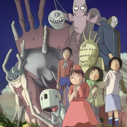 giants, interdimensional insectoids, evil, demonic, astral entity ...