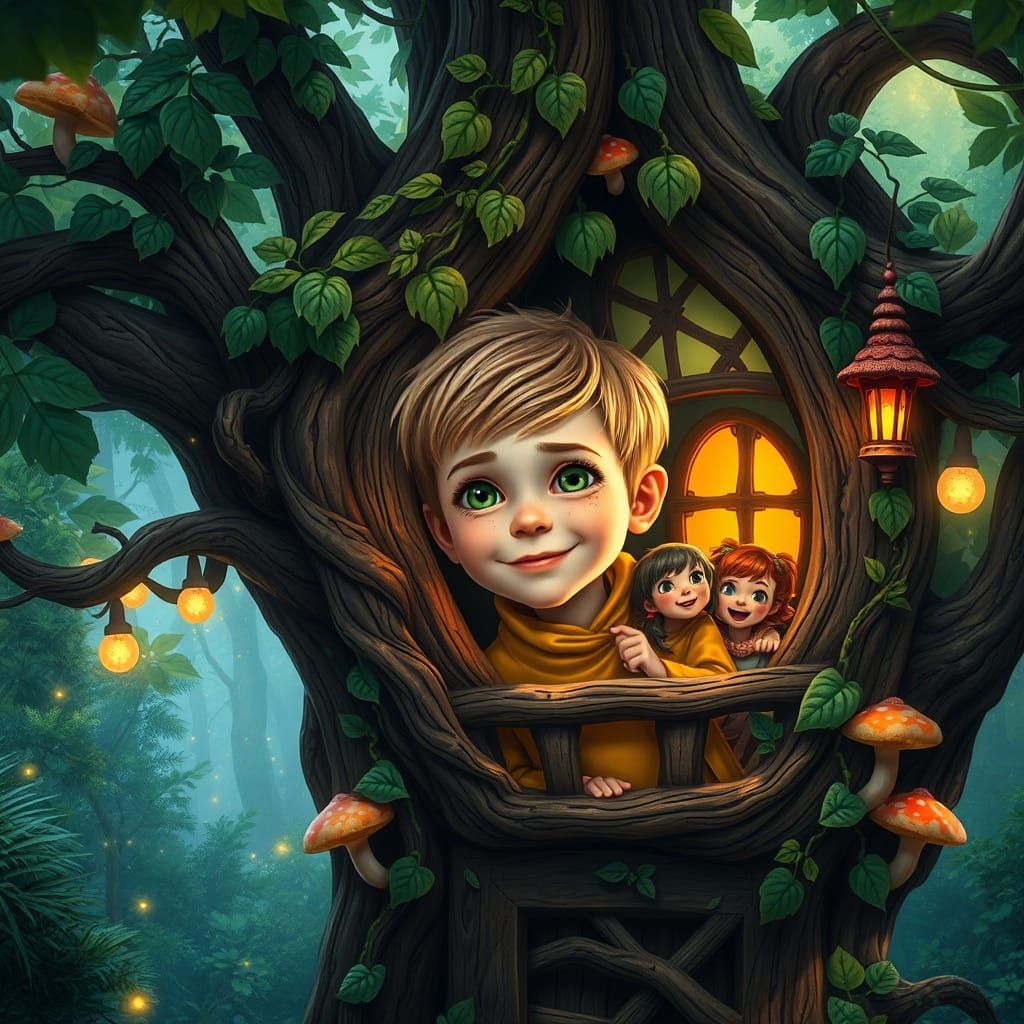 Echanted tree - Whimsical Treehouse in Enchanted Forest