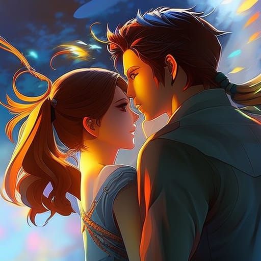 Romantic Shadows ii - AI Generated Artwork - NightCafe Creator