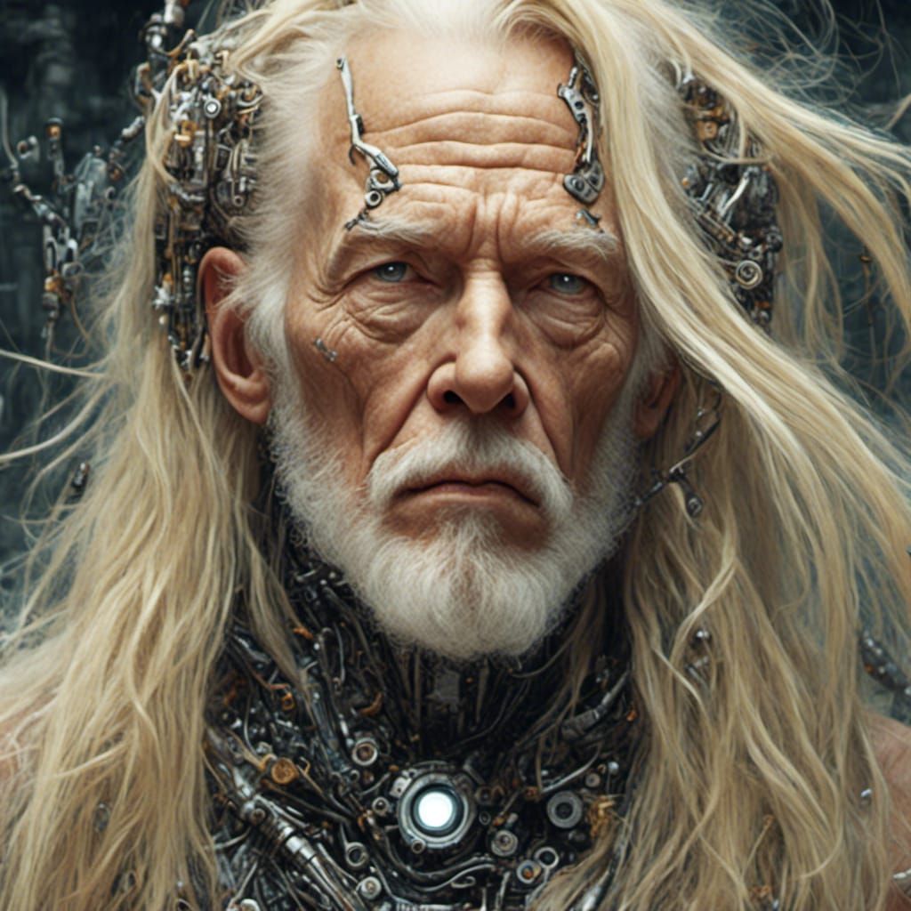 The old Cyborg - AI Generated Artwork - NightCafe Creator