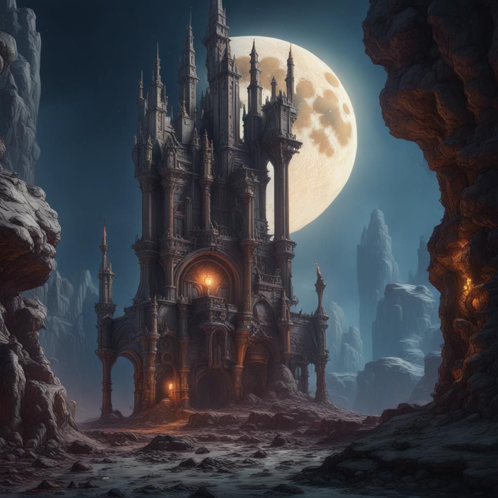 Moon forge - AI Generated Artwork - NightCafe Creator