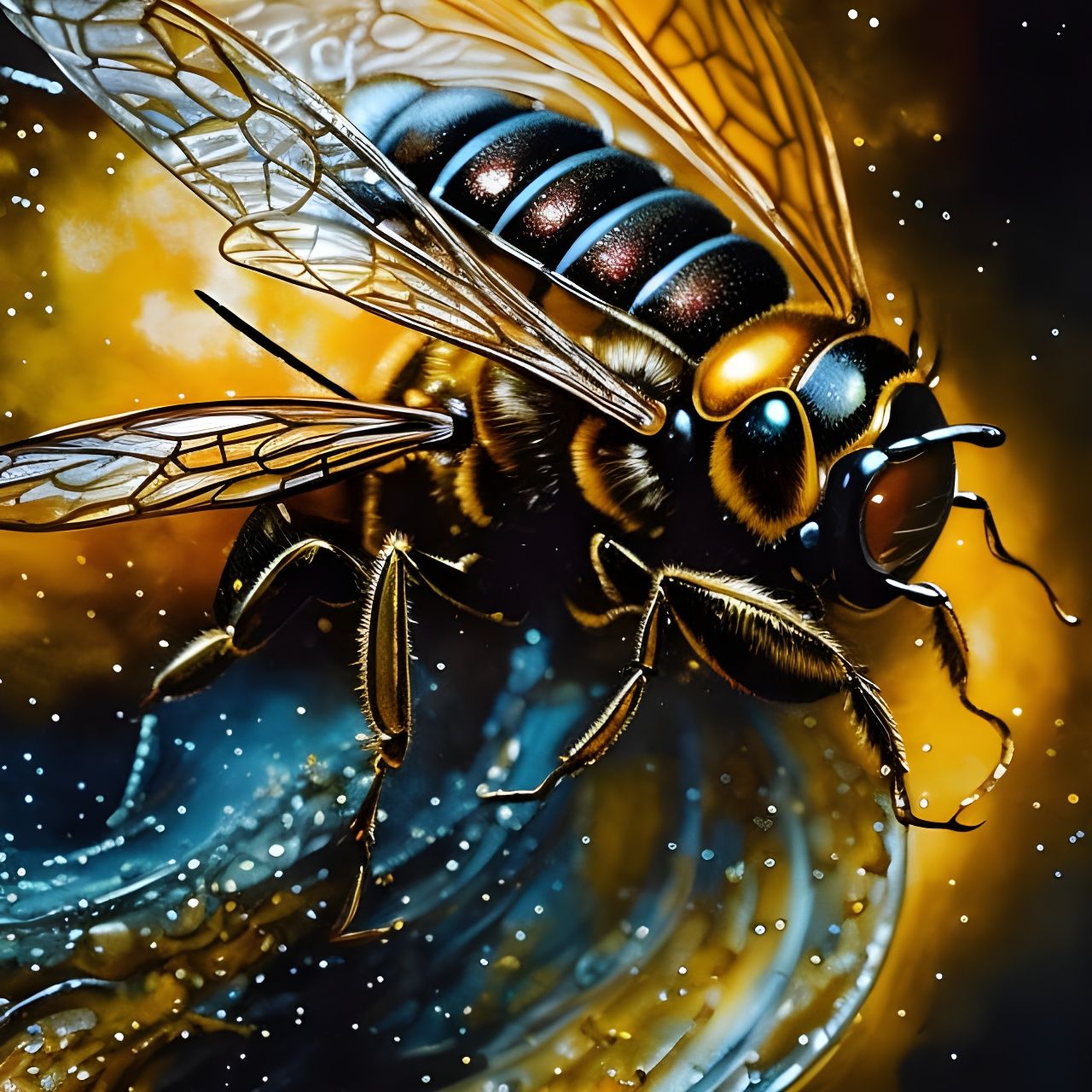 Bee - AI Generated Artwork - NightCafe Creator