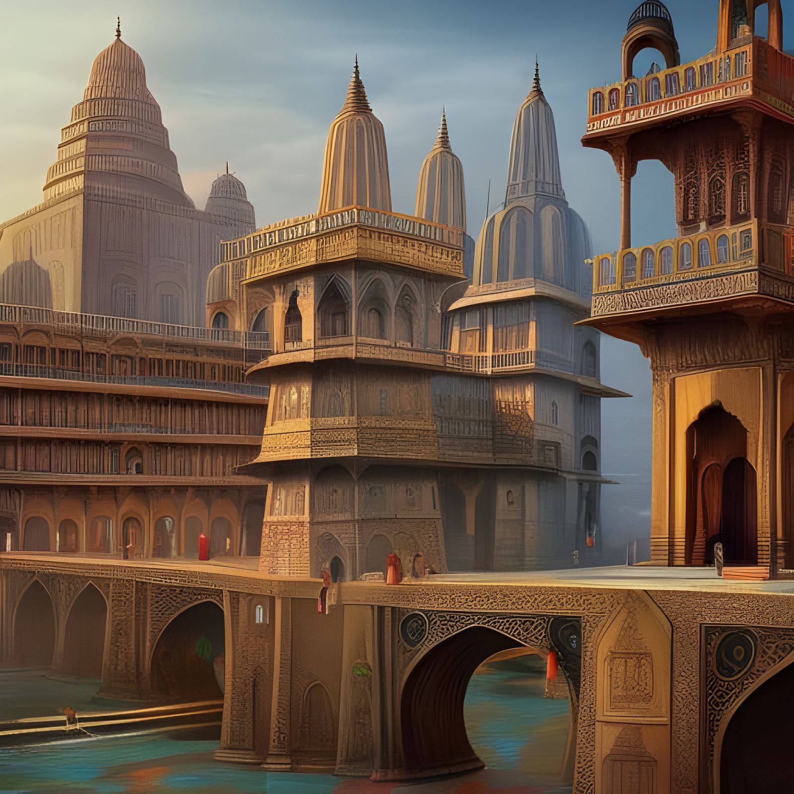 Indian Medieval Beauty - AI Generated Artwork - NightCafe Creator