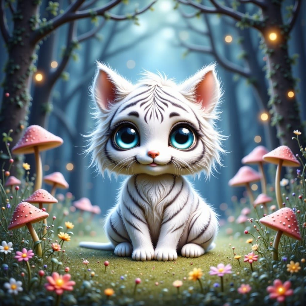 White Tiger Chibi - White Tiger Chibi