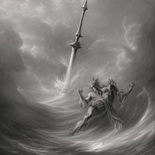 devil in the clouds - AI Generated Artwork - NightCafe Creator