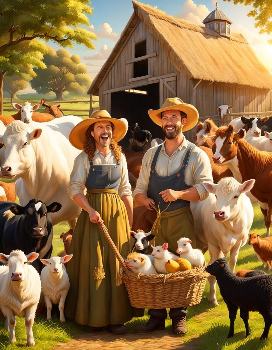 Down on the Farm - AI Generated Artwork - NightCafe Creator