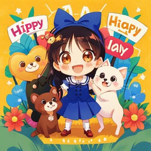 Crazy, Izzy, Bizzy, Lizzy, Tizzy, Smile, Be Happy - AI Generated ...