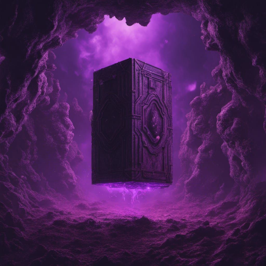 The Purple Void Box - AI Generated Artwork - NightCafe Creator