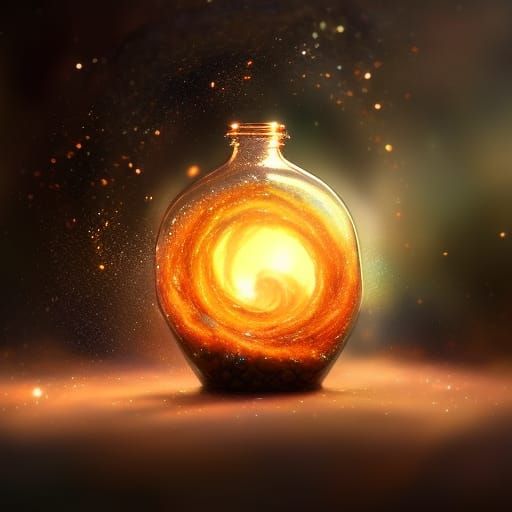 Bottled Magic - AI Generated Artwork - NightCafe Creator
