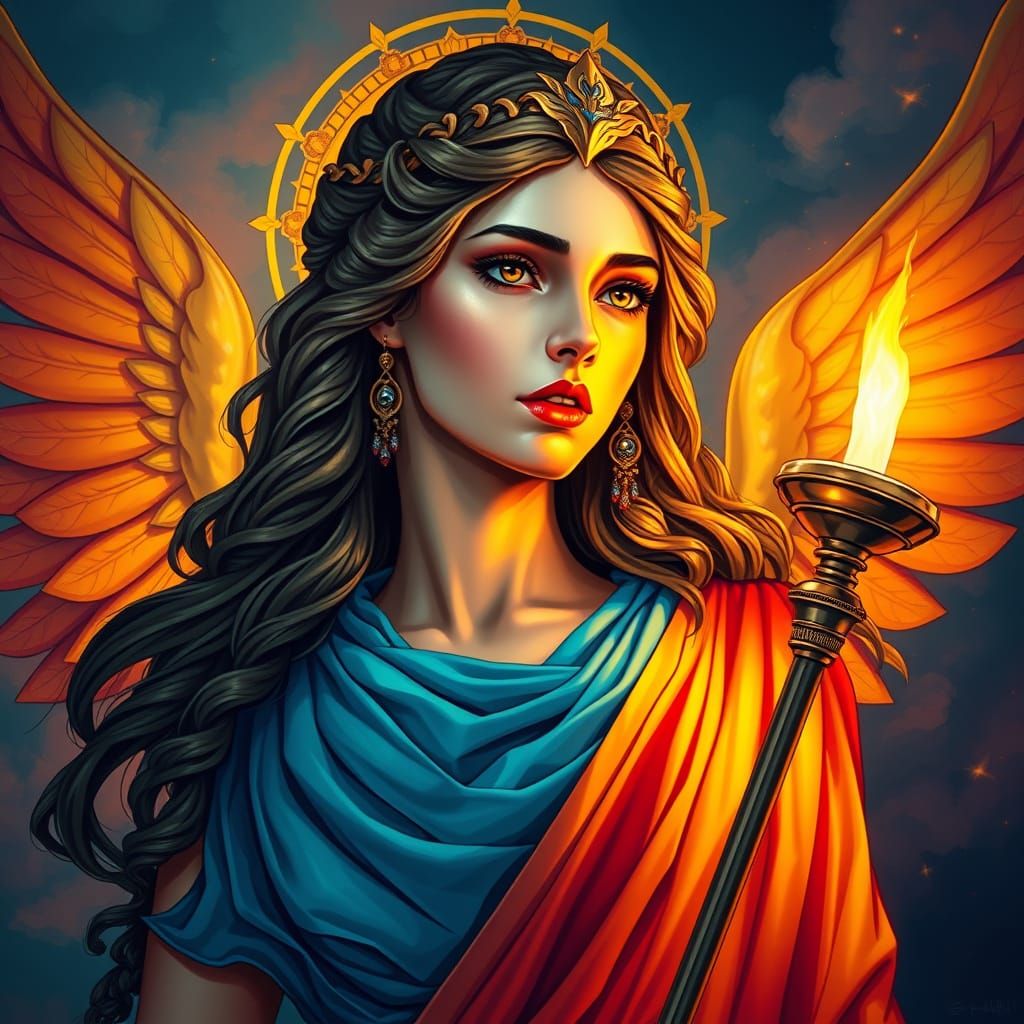 Adeona: Diosa Romana de Regreso in Hyperrealistic ... - AI Art