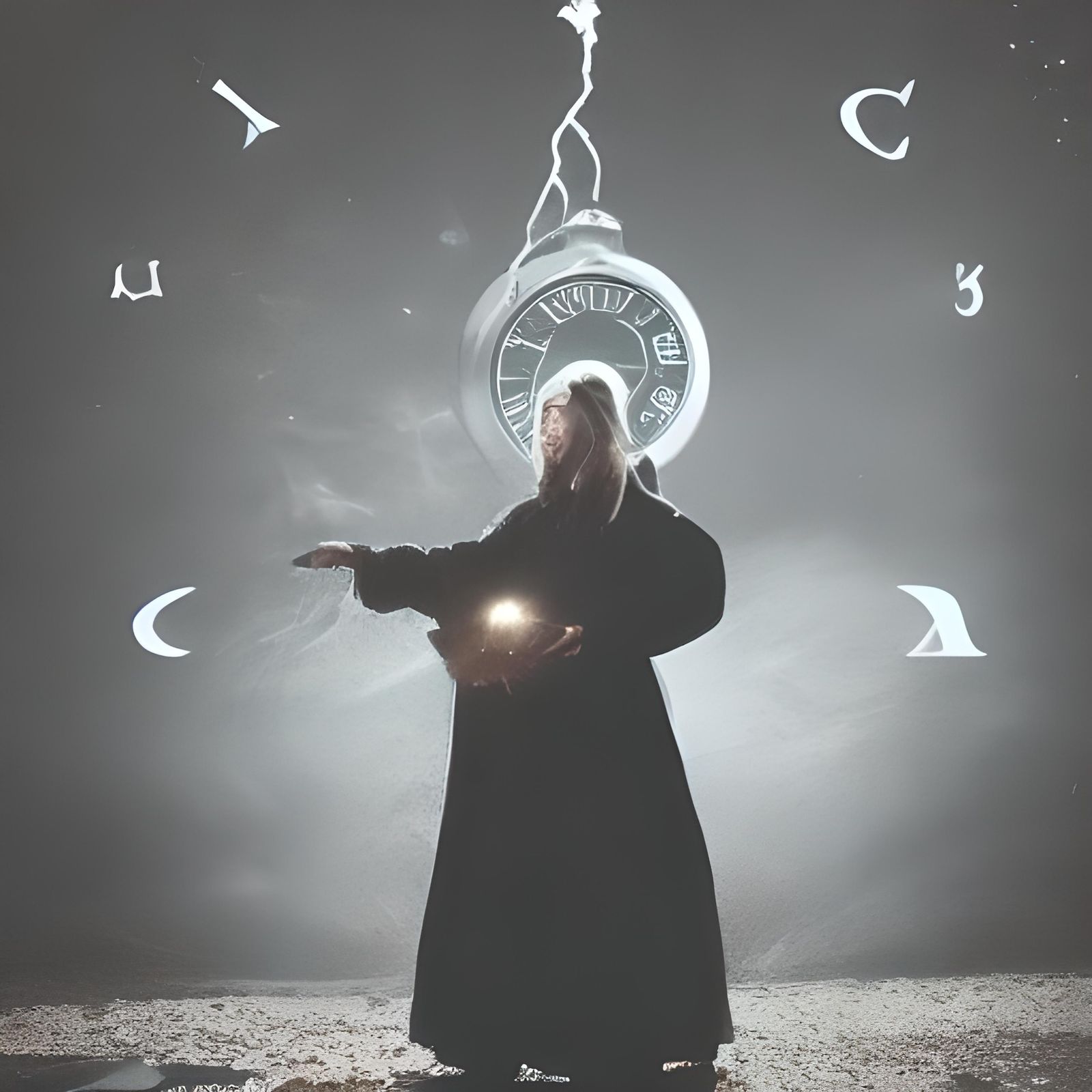 The wizard of Time - AI Generated Artwork - NightCafe Creator