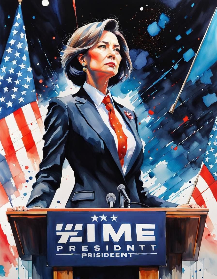 Winning the Election - AI Generated Artwork - NightCafe Creator