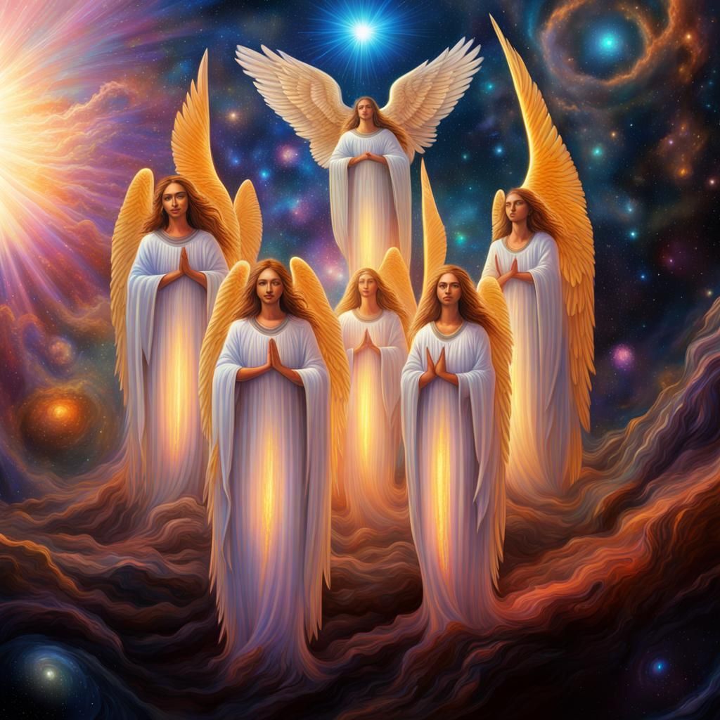 Shem Angels, the 72 Angels of the Name of God - AI Generated Artwork ...