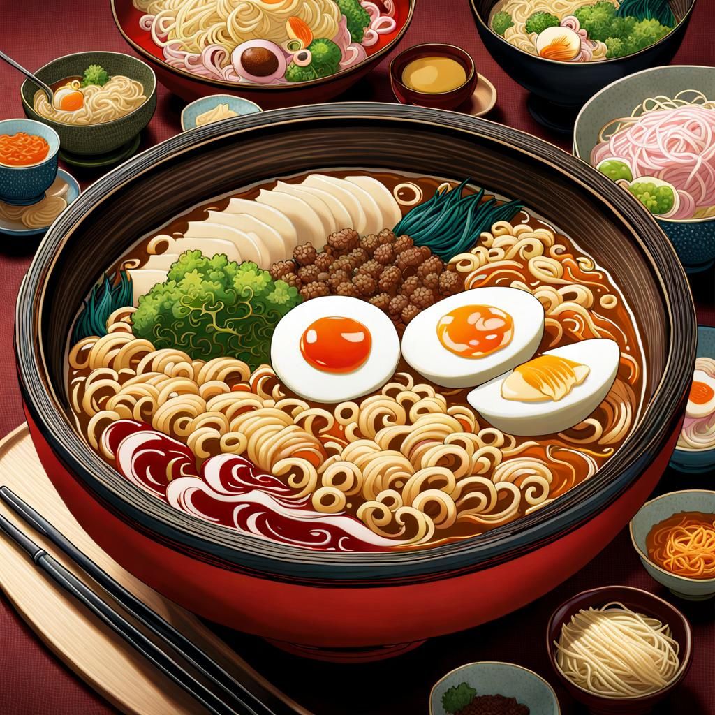 Hakata Ramen - AI Generated Artwork - NightCafe Creator
