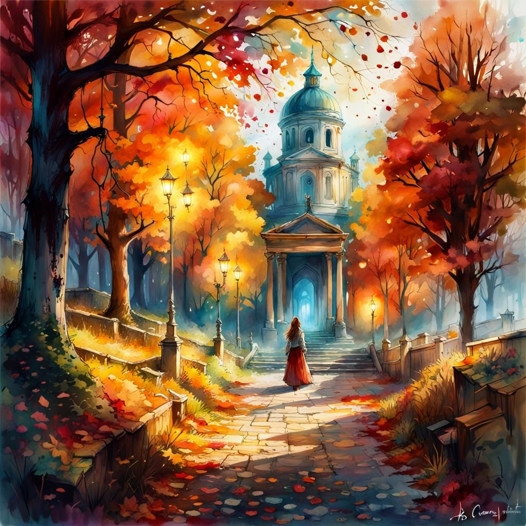 October in Serbia - AI Generated Artwork - NightCafe Creator