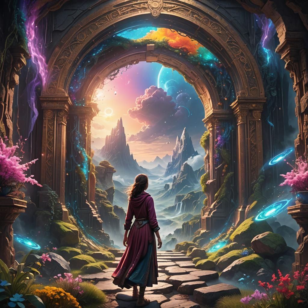 Portal to Another Realm - AI Generated Artwork - NightCafe Creator