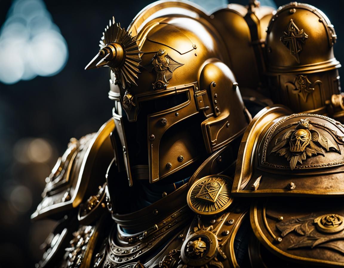 Adeptus Custodes from Warhammer 40k - AI Generated Artwork - NightCafe Creator