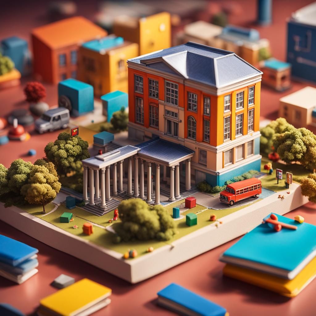 Mini School - AI Generated Artwork - NightCafe Creator