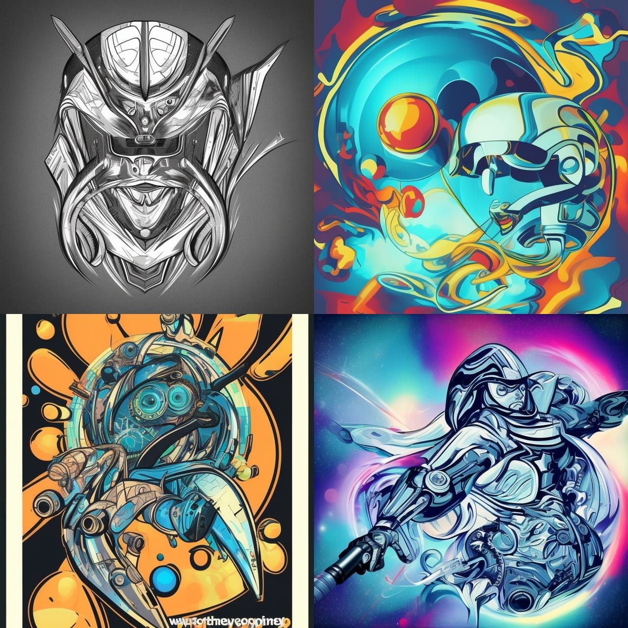 Embark on an interstellar adventure alongside the Space Warrior Snail ...