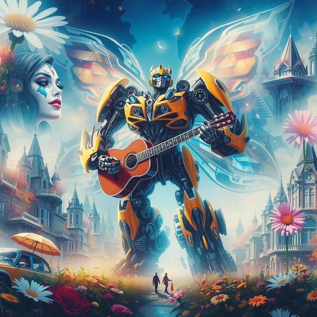 Transformer robot Bumblebee fairy...