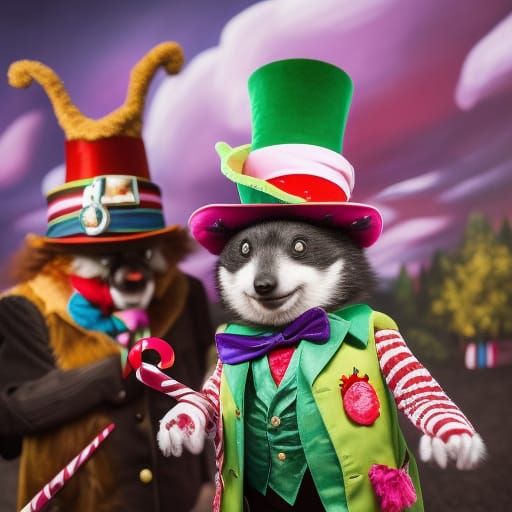 The Happy Hatter 4 - AI Generated Artwork - NightCafe Creator