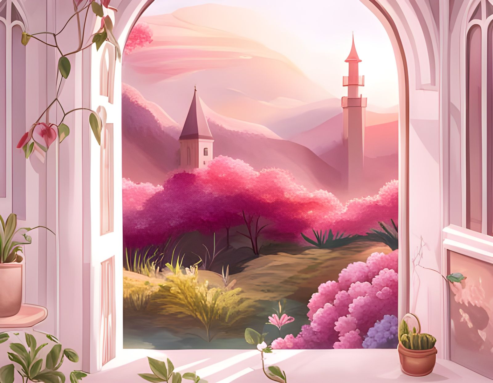 Pink Magic - AI Generated Artwork - NightCafe Creator