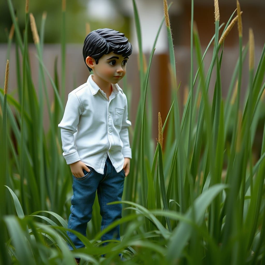 I was hit by the shrink ray gun - Miniature World in a Subur...