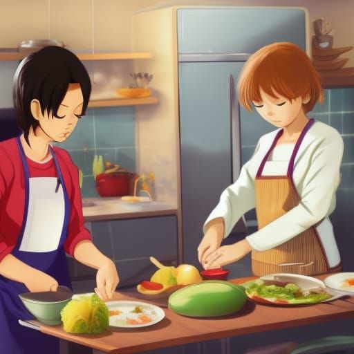 Kitchen wisdom - AI Generated Artwork - NightCafe Creator