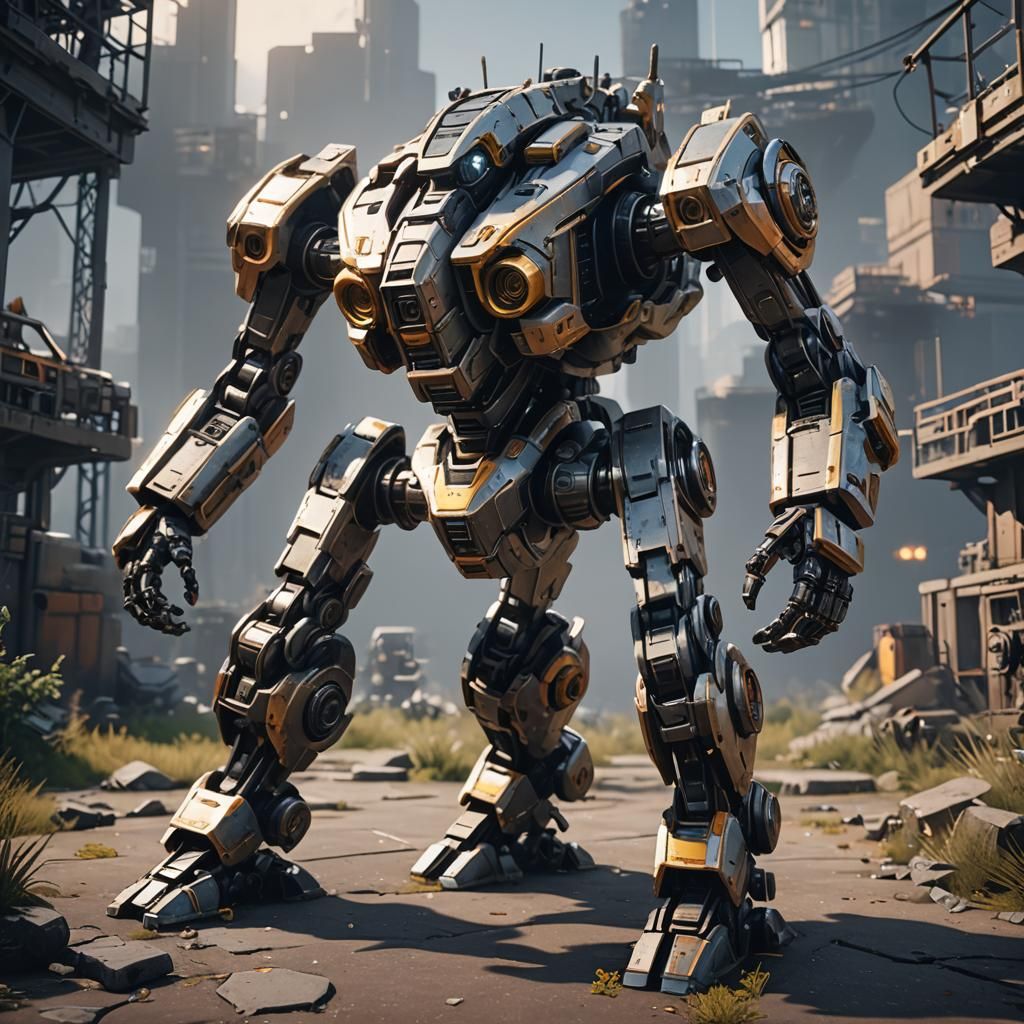 Another Mech Attempt - AI Generated Artwork - NightCafe Creator