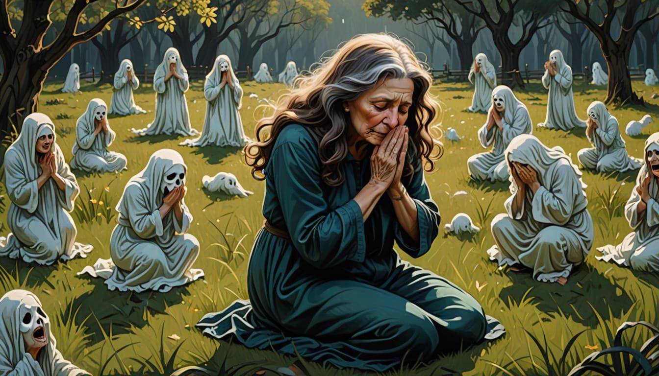 for those we lost - Ethereal Mourning in a Whimsical Masterp...