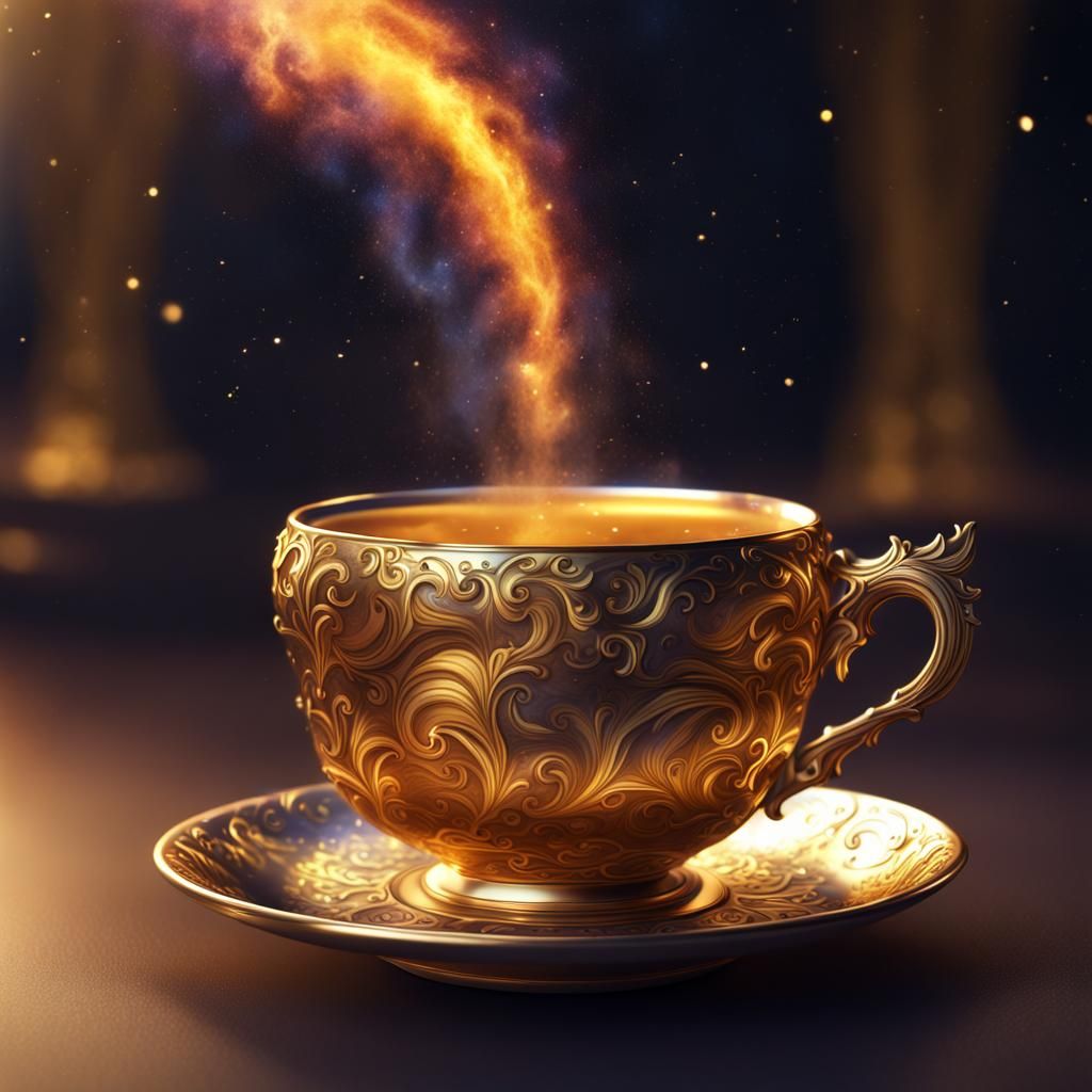 Magical tea - AI Generated Artwork - NightCafe Creator