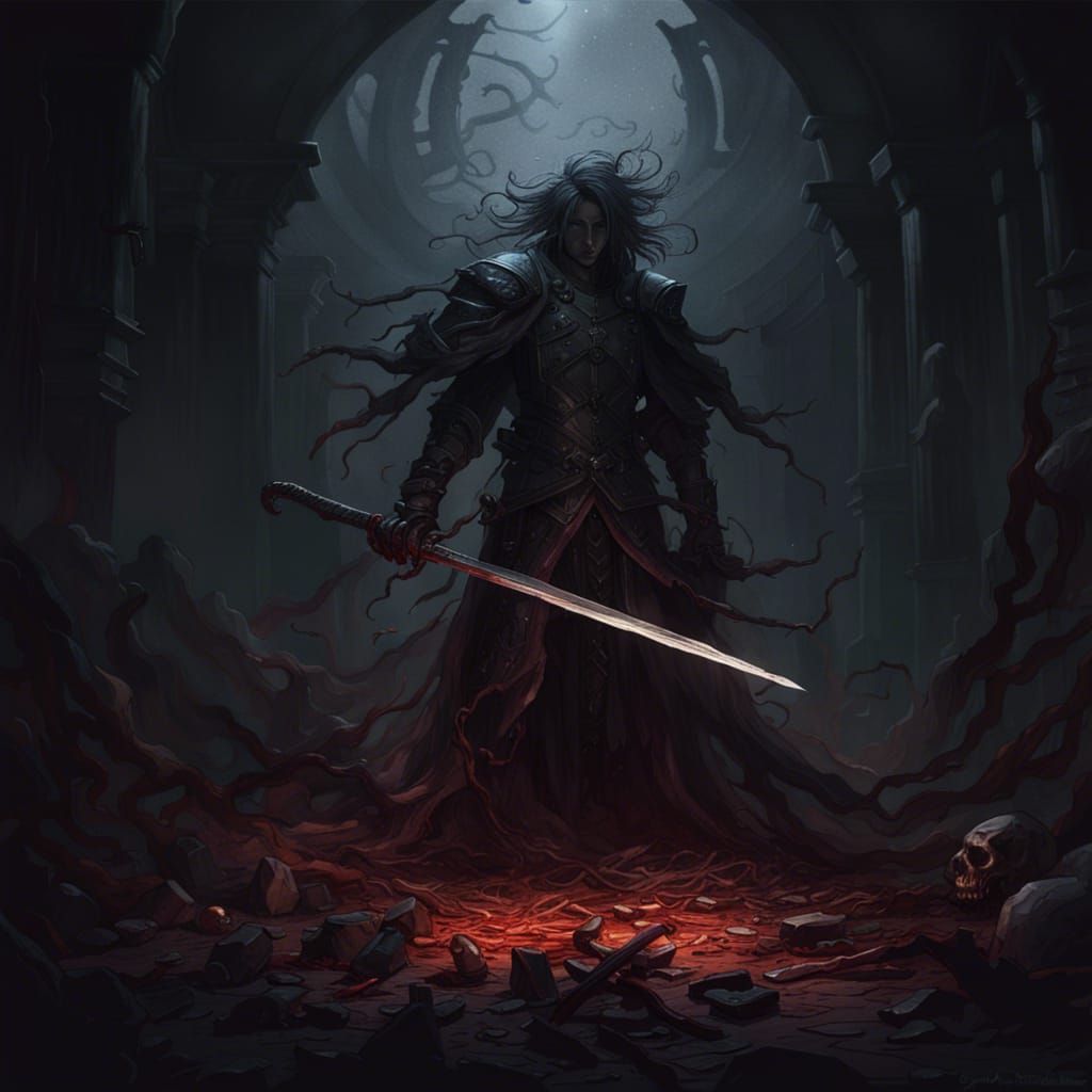 Vengeful warrior - AI Generated Artwork - NightCafe Creator