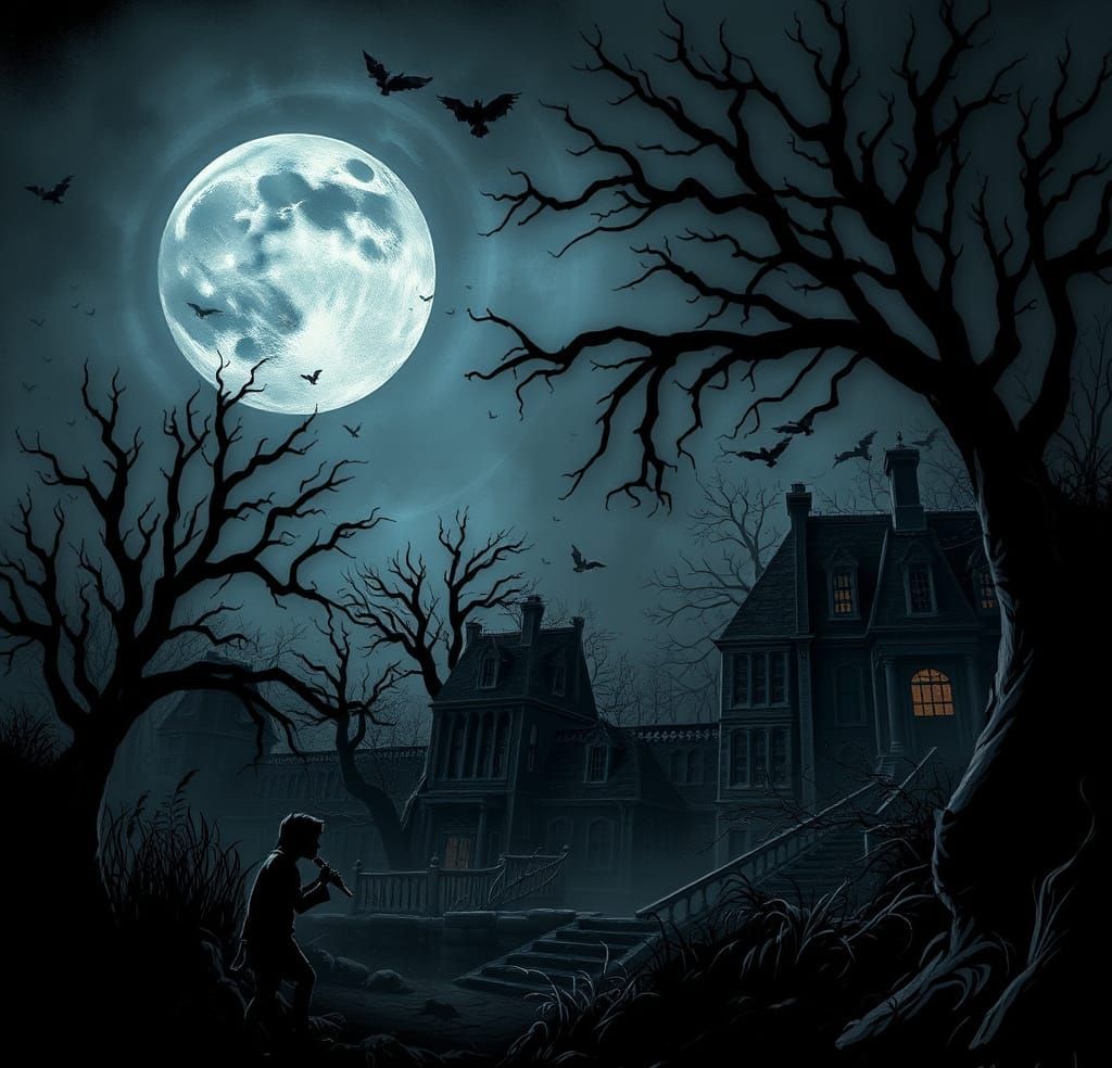 nightmares - Abstract AI Interpretation of Nightmares