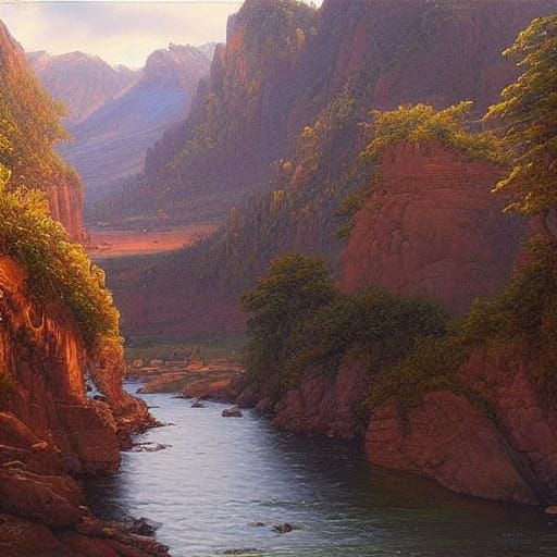 Amazing view - AI Generated Artwork - NightCafe Creator