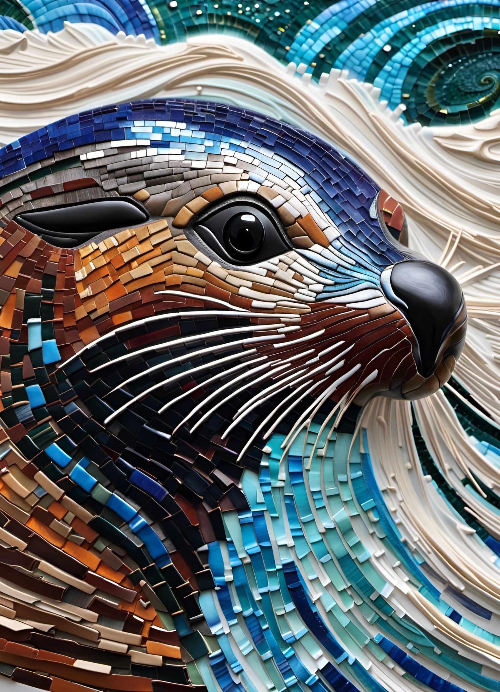 SeaPuppy - Mosaics - AI Generated Artwork - NightCafe Creator