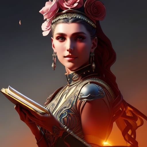 Concept art portrait by Greg Rutkowski, Artgerm, WLOP, Alphonse M ...