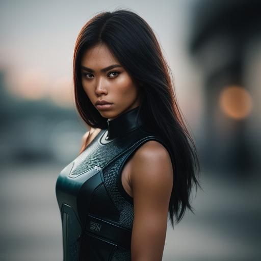 the hot female model is a prisoner on the planet - AI Generated Artwork ...