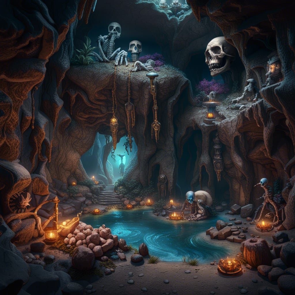 🏴‍☠The Possessed Pirate Lair 🏴‍☠ - AI Generated Artwork - NightCafe Creator