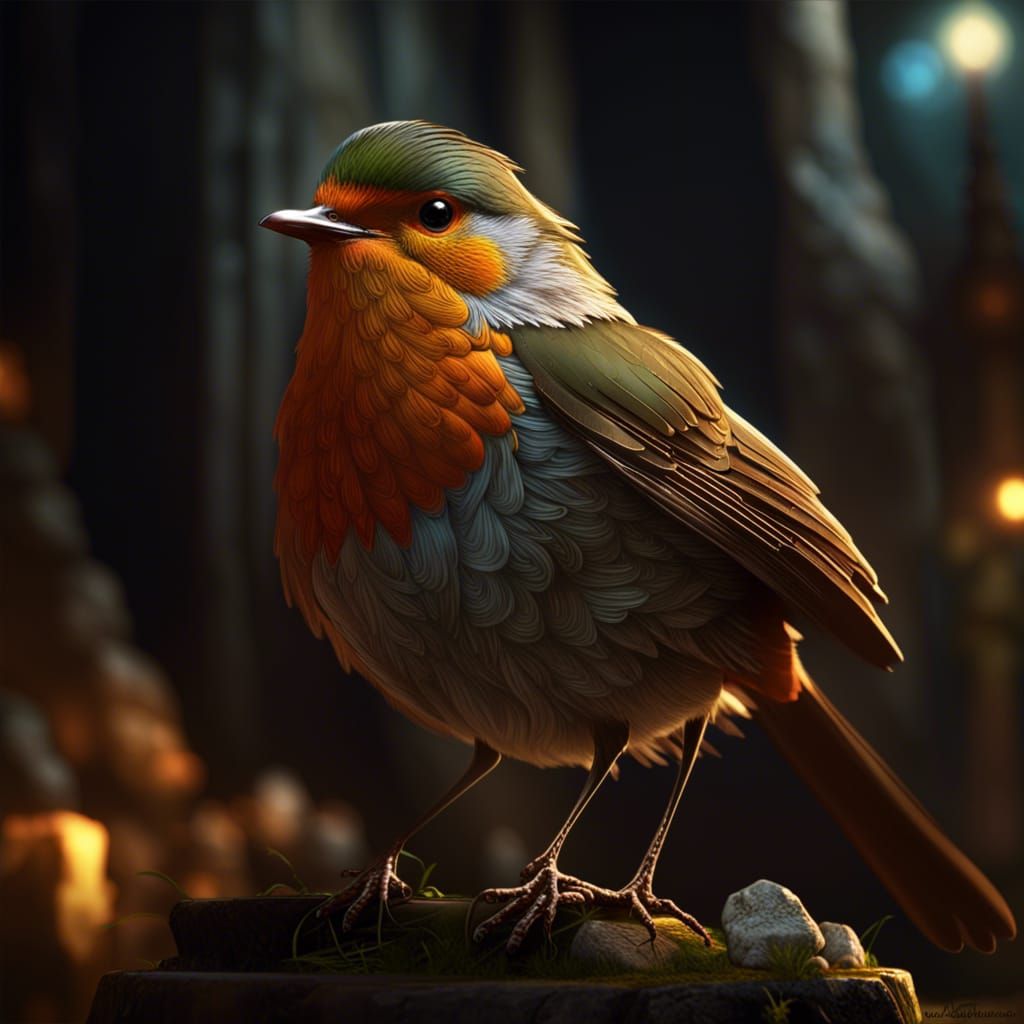 Robin Portraits - AI Generated Artwork - NightCafe Creator