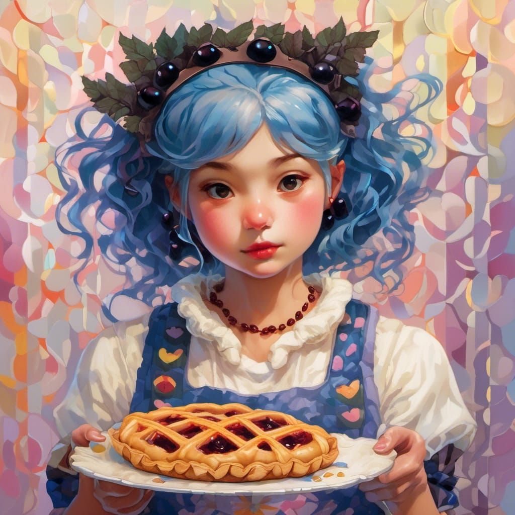 Blueberry - AI Generated Artwork - NightCafe Creator