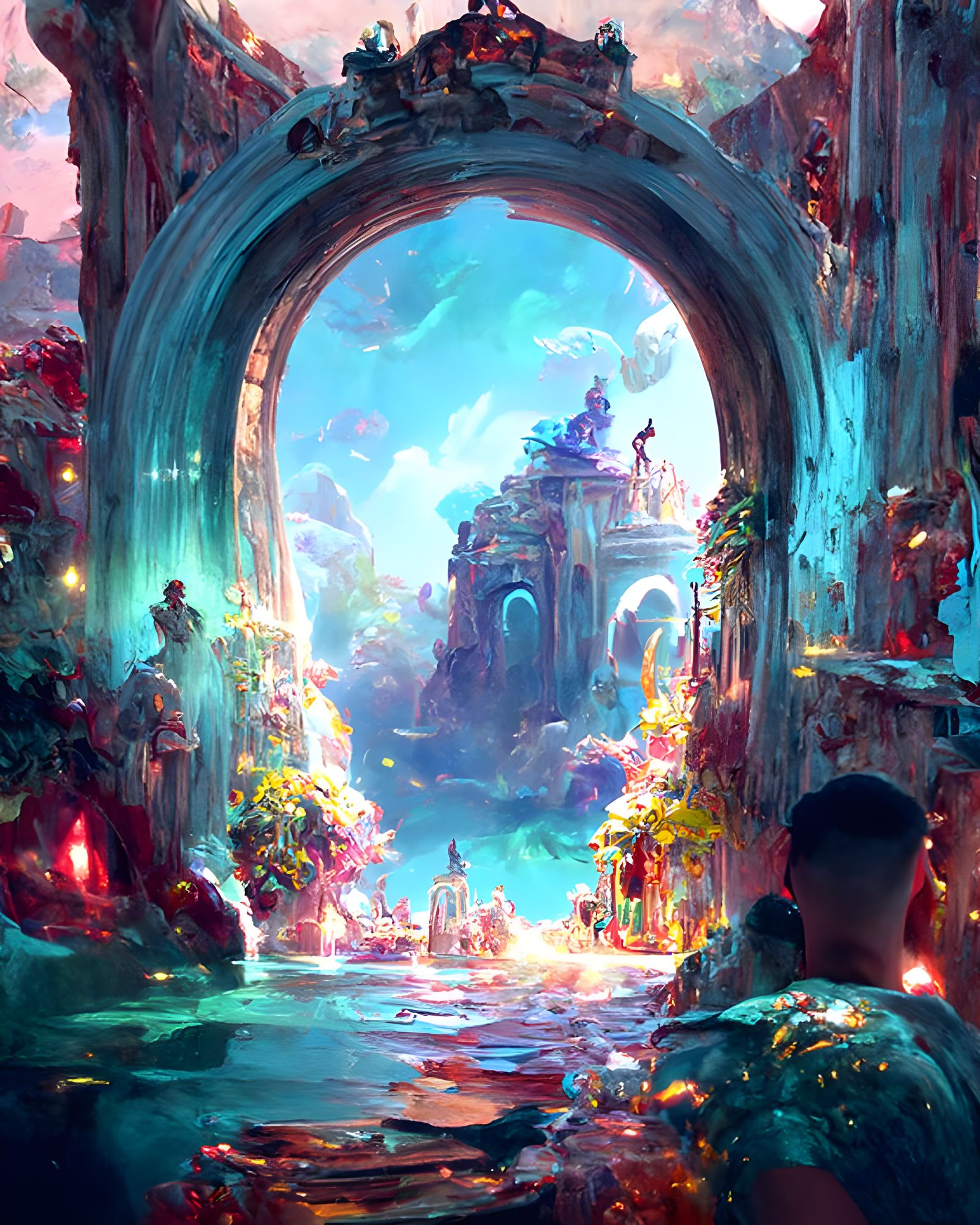 The lost city of Atlantis - AI Generated Artwork - NightCafe Creator
